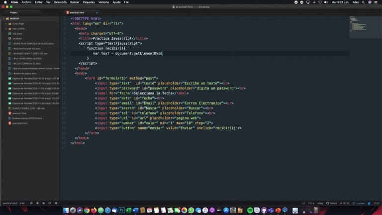 Guardar input en variable javascript Guardar input en variable javascript