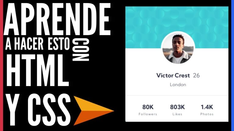 Plantilla De Perfil De Usuario Html Y Css Gratis